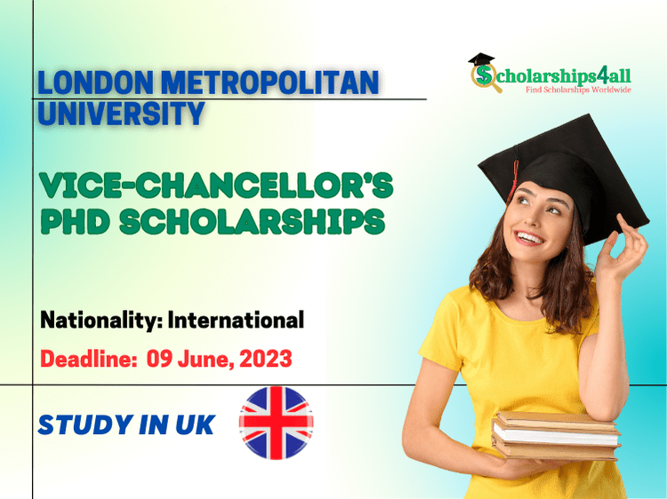 London Metropolitan University Vice-Chancellor’s PhD scholarships 2023/ ...