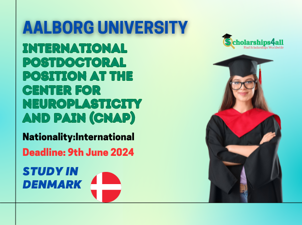 International Postdoctoral Position at the Center for Neuroplasticity and Pain (Cnap) in Denmark ...
